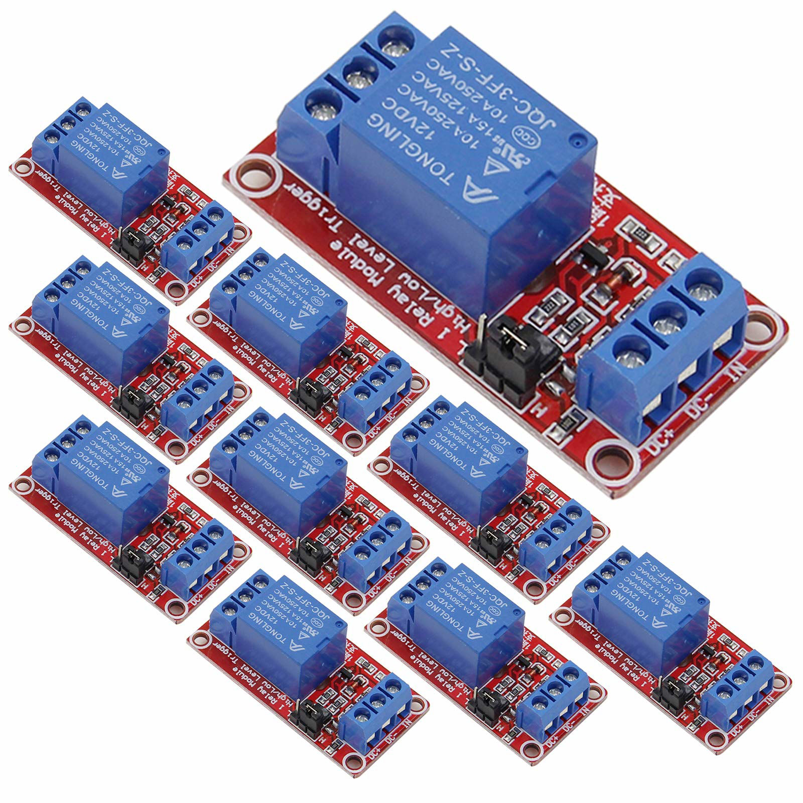GetUSCart- ANMBEST Relay Module with Optocoupler High/Low Level Trigger for Arduino (12, 12V ...
