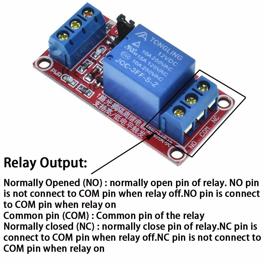 GetUSCart- ANMBEST Relay Module with Optocoupler High/Low Level Trigger ...