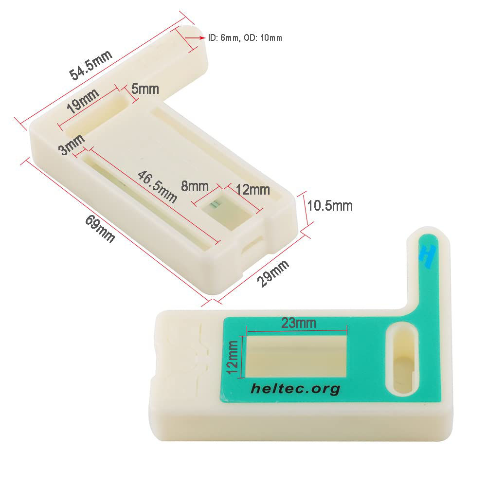 GetUSCart- DIYmalls ESP32 OLED LoRa 32 V3 Case Enclosure Cover Type-C ...