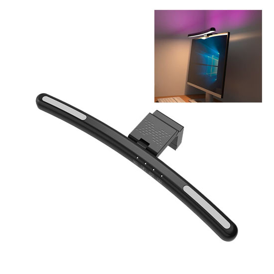 GetUSCart- Gugxiom Curved Monitor Light Bar, Computer Monitor Lamp, Eye ...