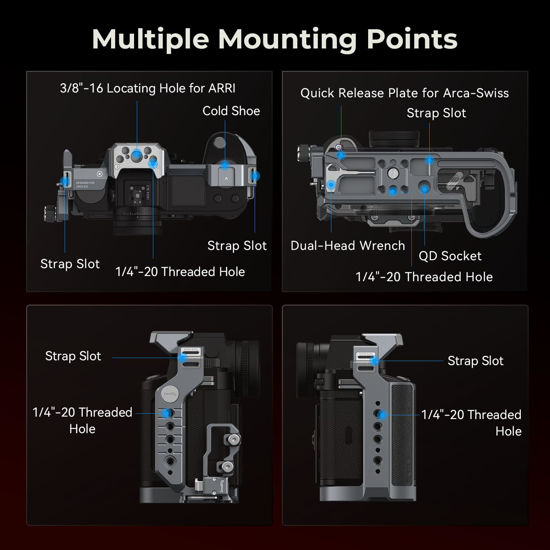 GetUSCart- SmallRig SL3 Cage Kit for Leica SL3 with Aluminum and ...