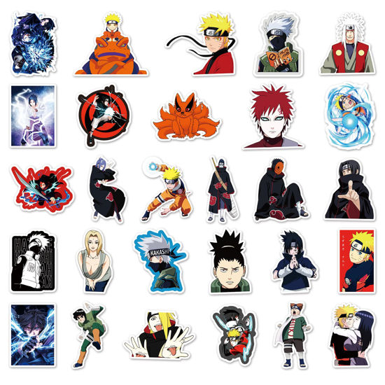 GetUSCart- 50 Pcs Japanese Anime Stickers for Water Bottles, Cute Vinyl ...