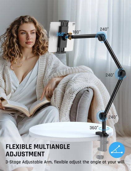 GetUSCart- Adjustable Tablet Holder Tablet Stand for Bed Tablet Holder ...