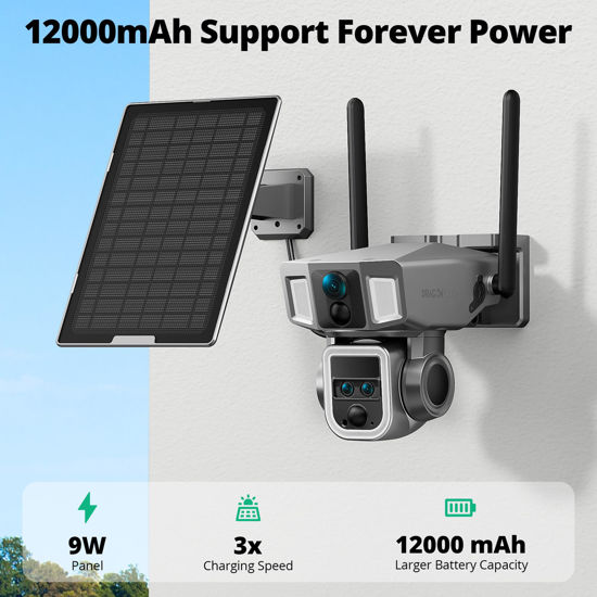 GetUSCart- Dragon Touch 4K 4G LTE Security Camera, Wireless Outdoor ...