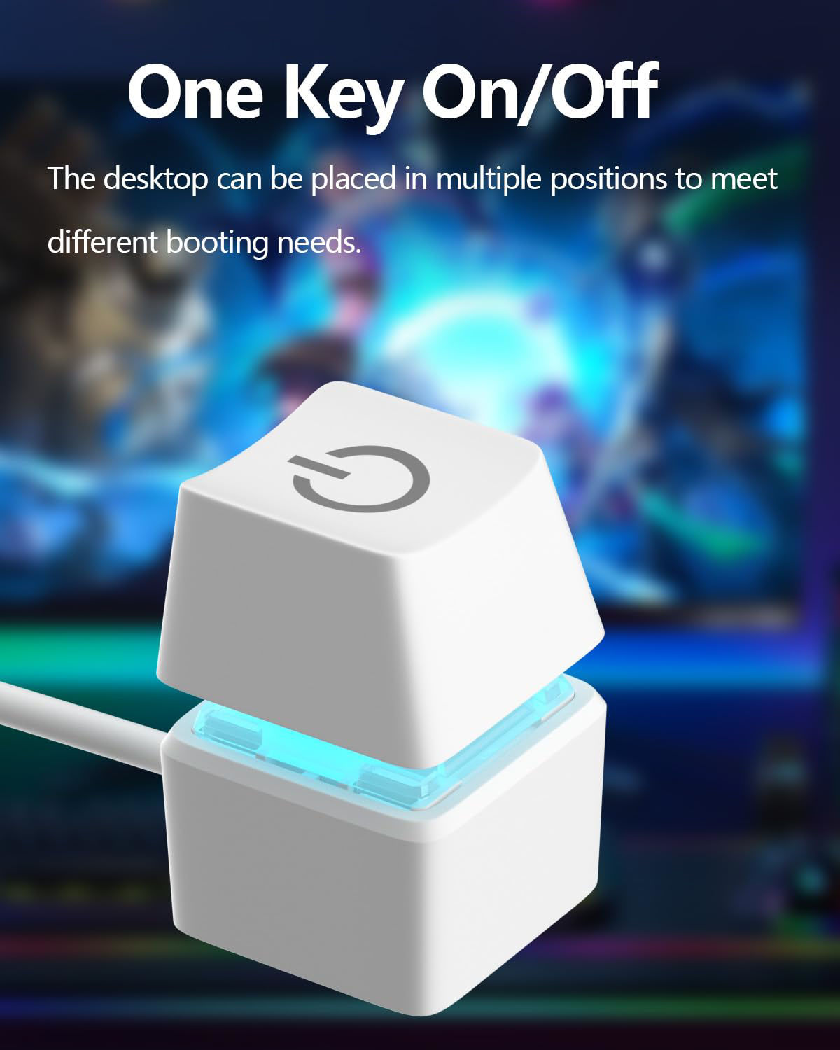 GetUSCart- Oddtone PC Switch Button, Desktop Computer Power Switch ...