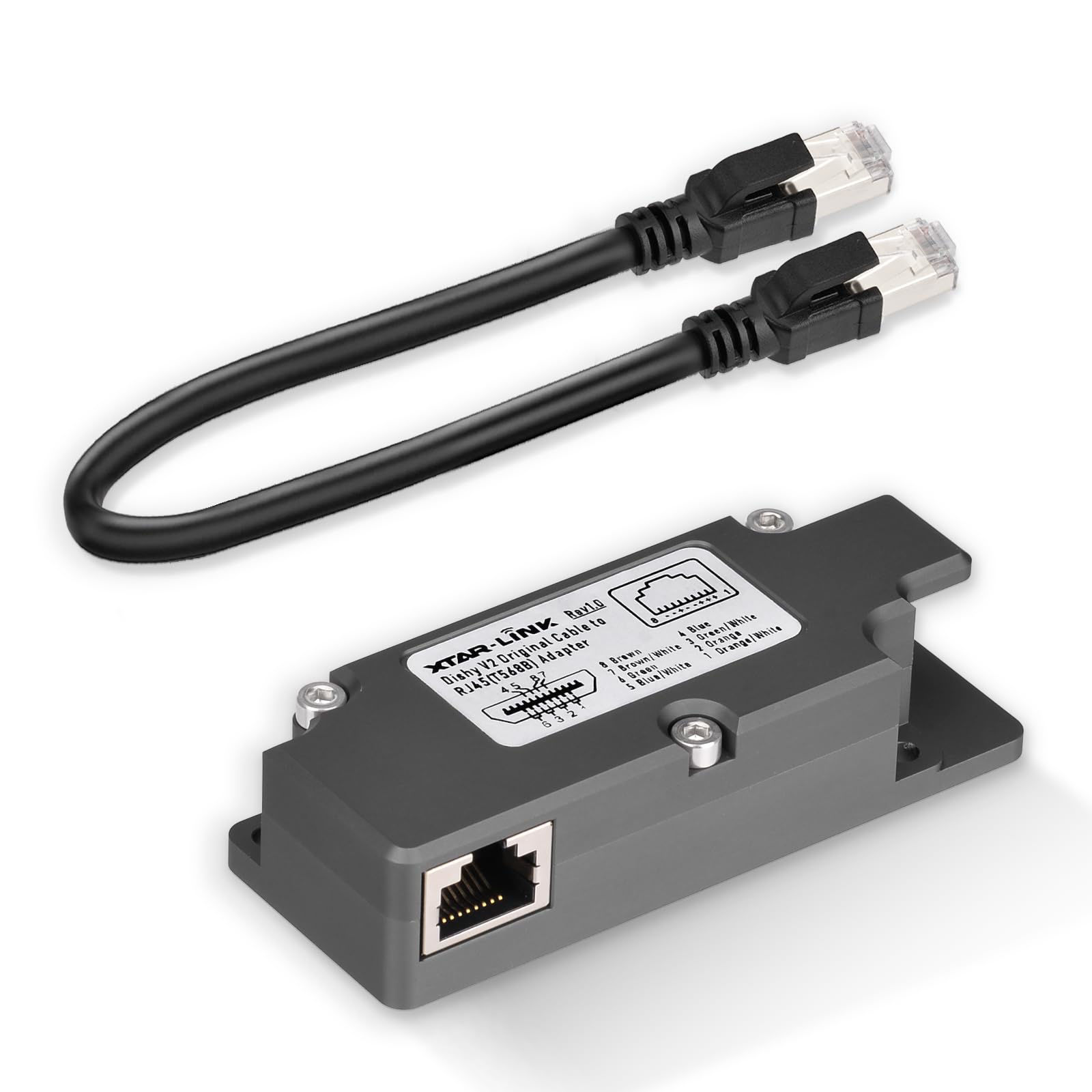 GetUSCart- LIOFYN Starlink Dishy Cable to RJ45 Adapter for Connecting ...