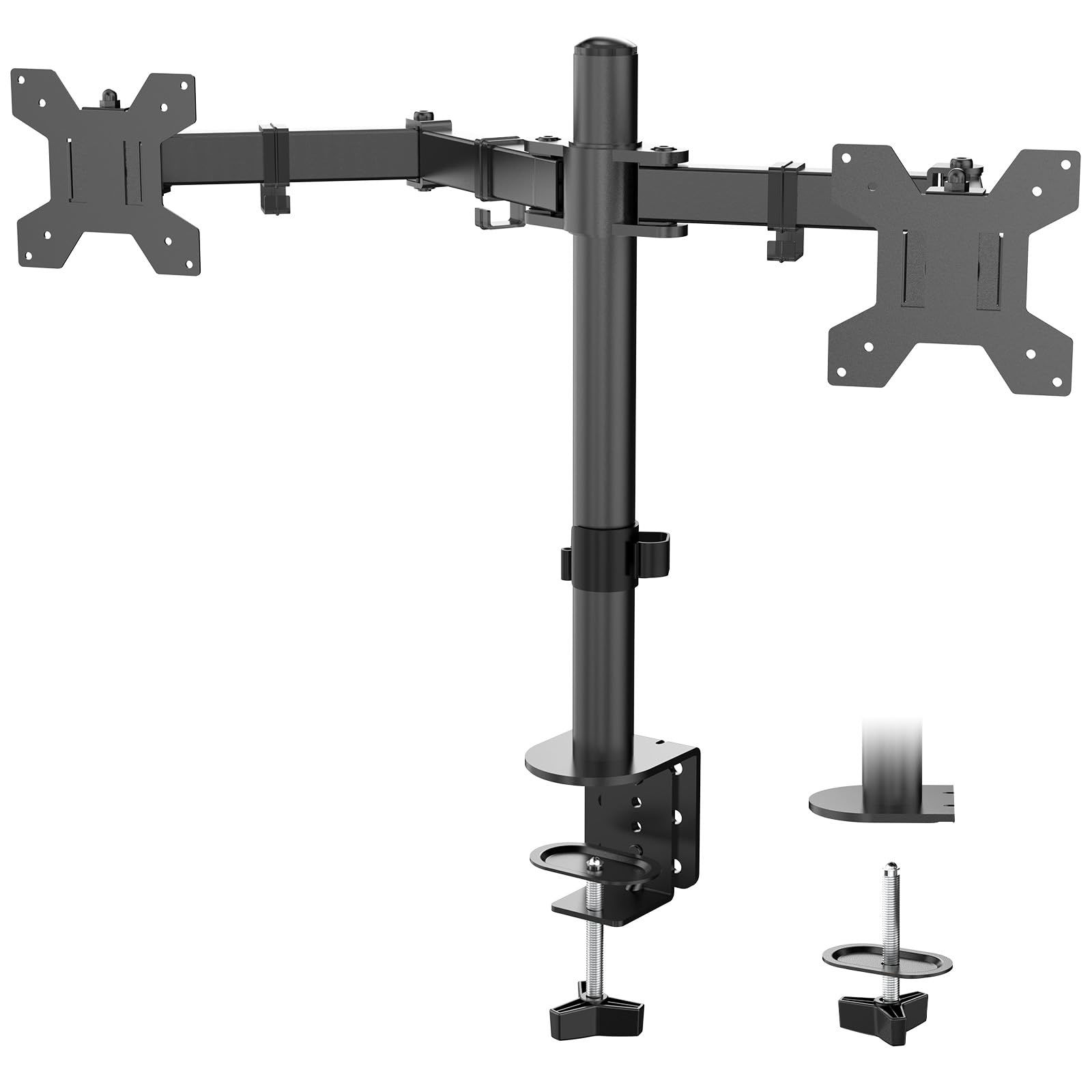 GetUSCart- Dual Monitor Desk Mount, Dual Monitor Arm for 17-27 Inch 2 ...