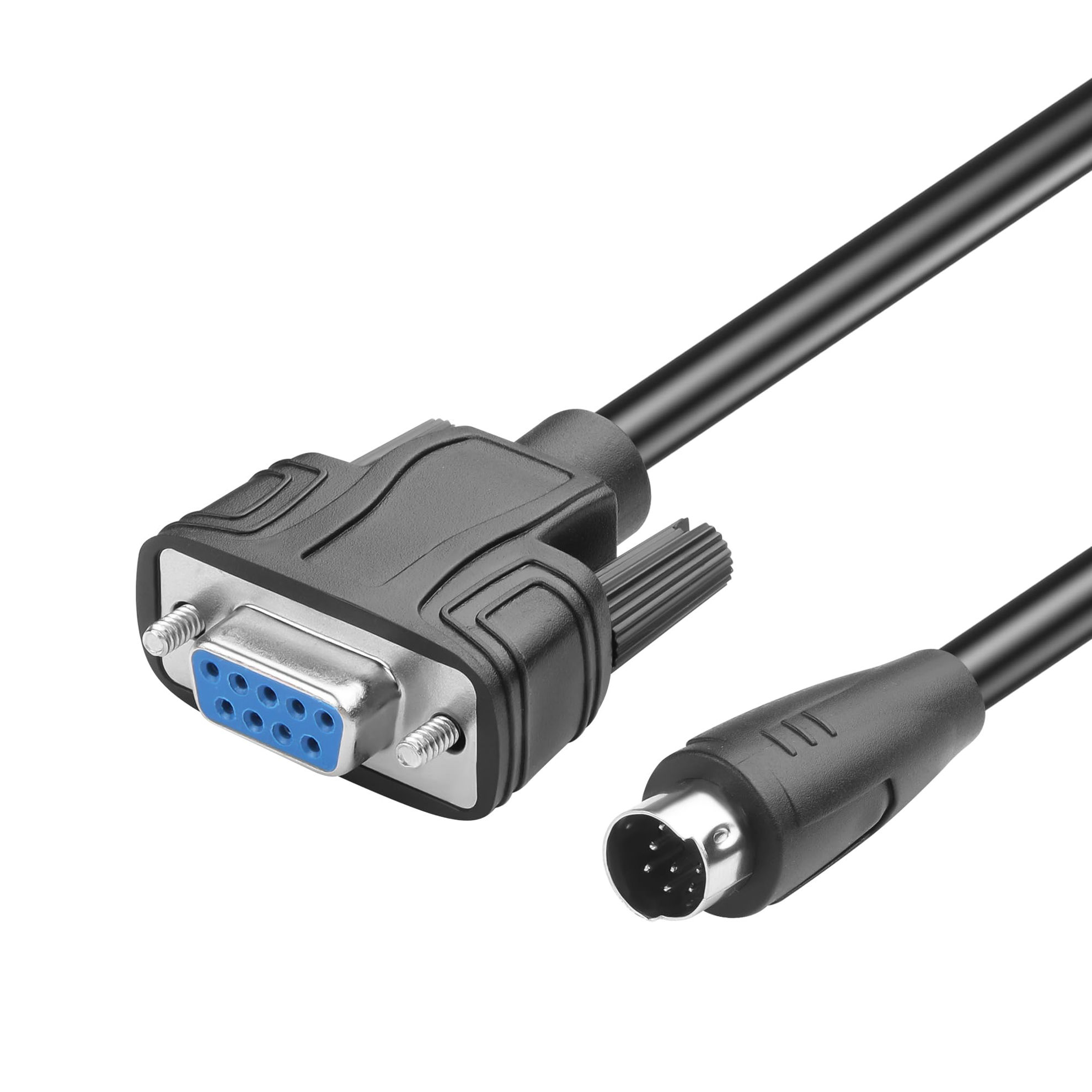 GetUSCart- JSADZKJ RS232 DB9 to Mini DIN 8-Pin Serial Cable, DB9 9-Pin Male to Mini DIN 8-Pin ...