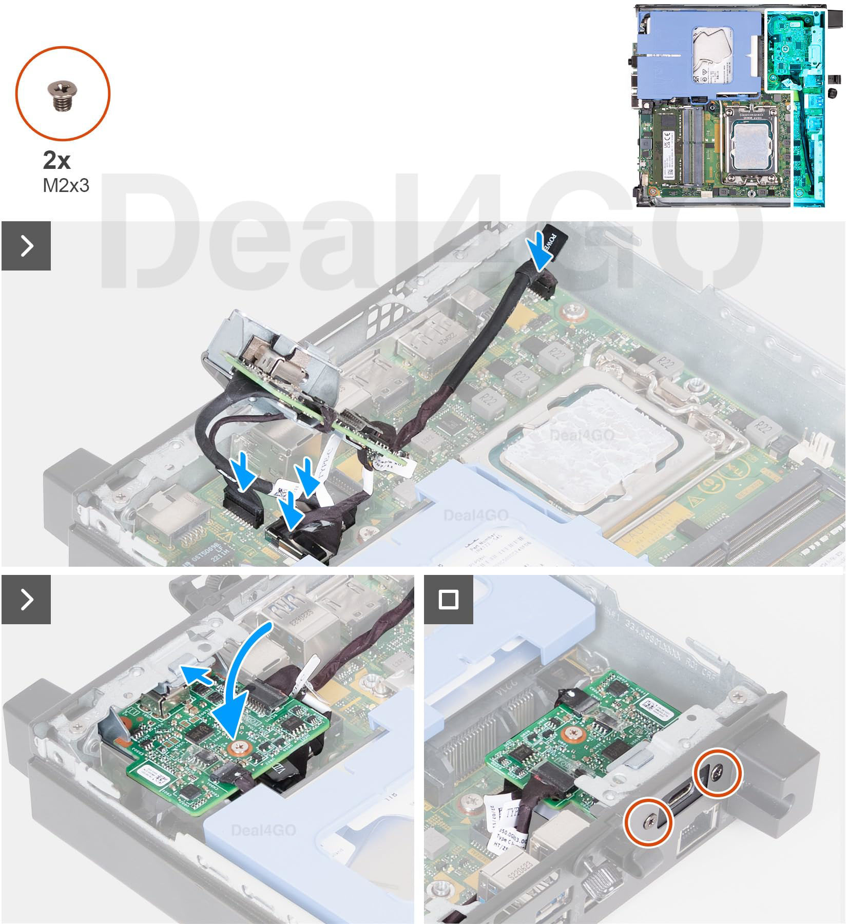 GetUSCart- Deal4GO 5K Type USB-C I/O Board Y6F6D 0Y6F6D replacement for ...
