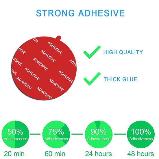 GetUSCart- 8 Pack 2.76"(70mm) Very High Bond Sticky Adhesive ...