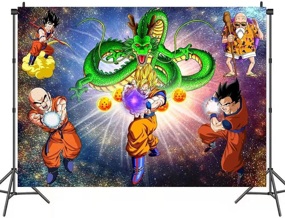 GetUSCart- Dragon Ball Backdrop,Dragon Ball Z Birthday Party Banner ...