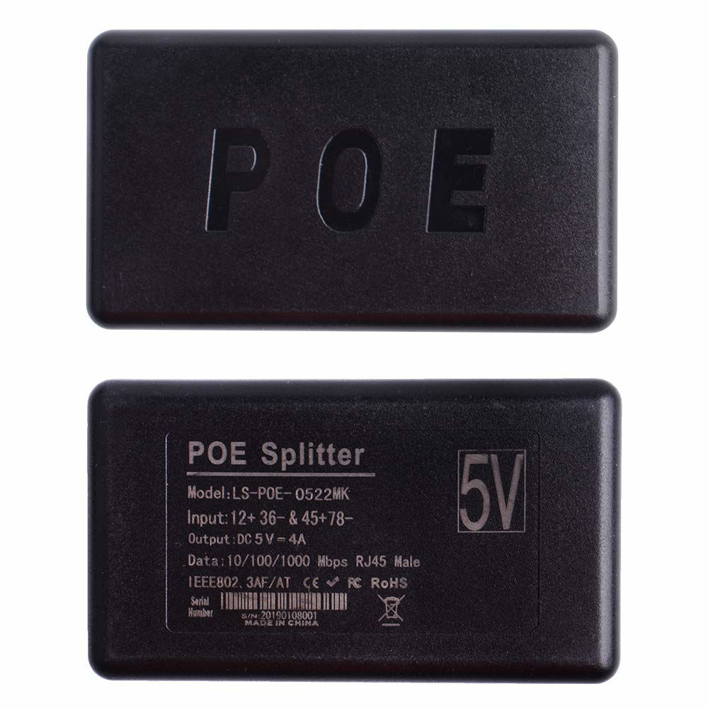 GetUSCart- GeeekPi USB-C PoE Splitter Gigabit, PoE to USB-C 5V 4A Power ...