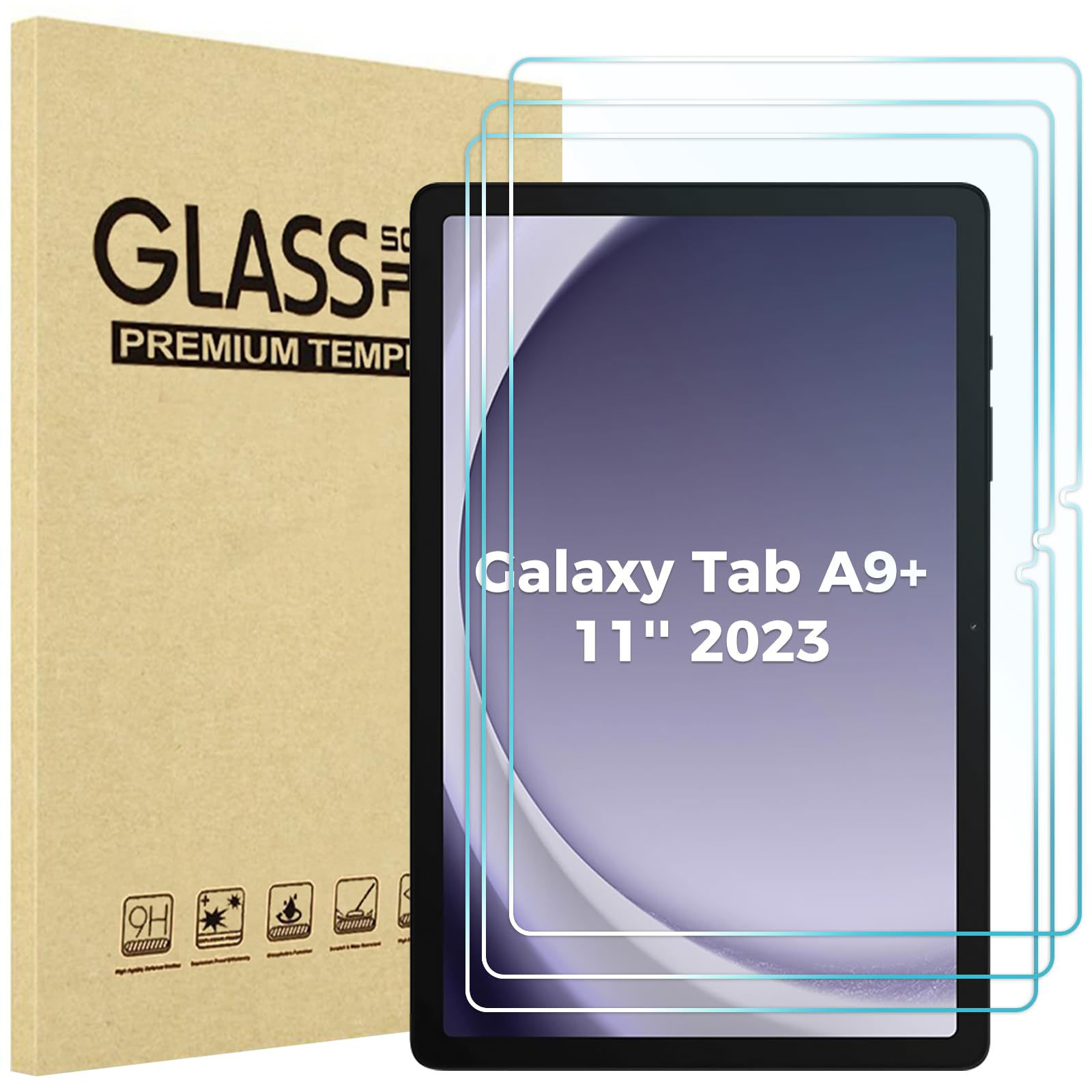 GetUSCart- ProCase 3 Pack Screen Protector for Galaxy Tab A9 Plus 11 ...