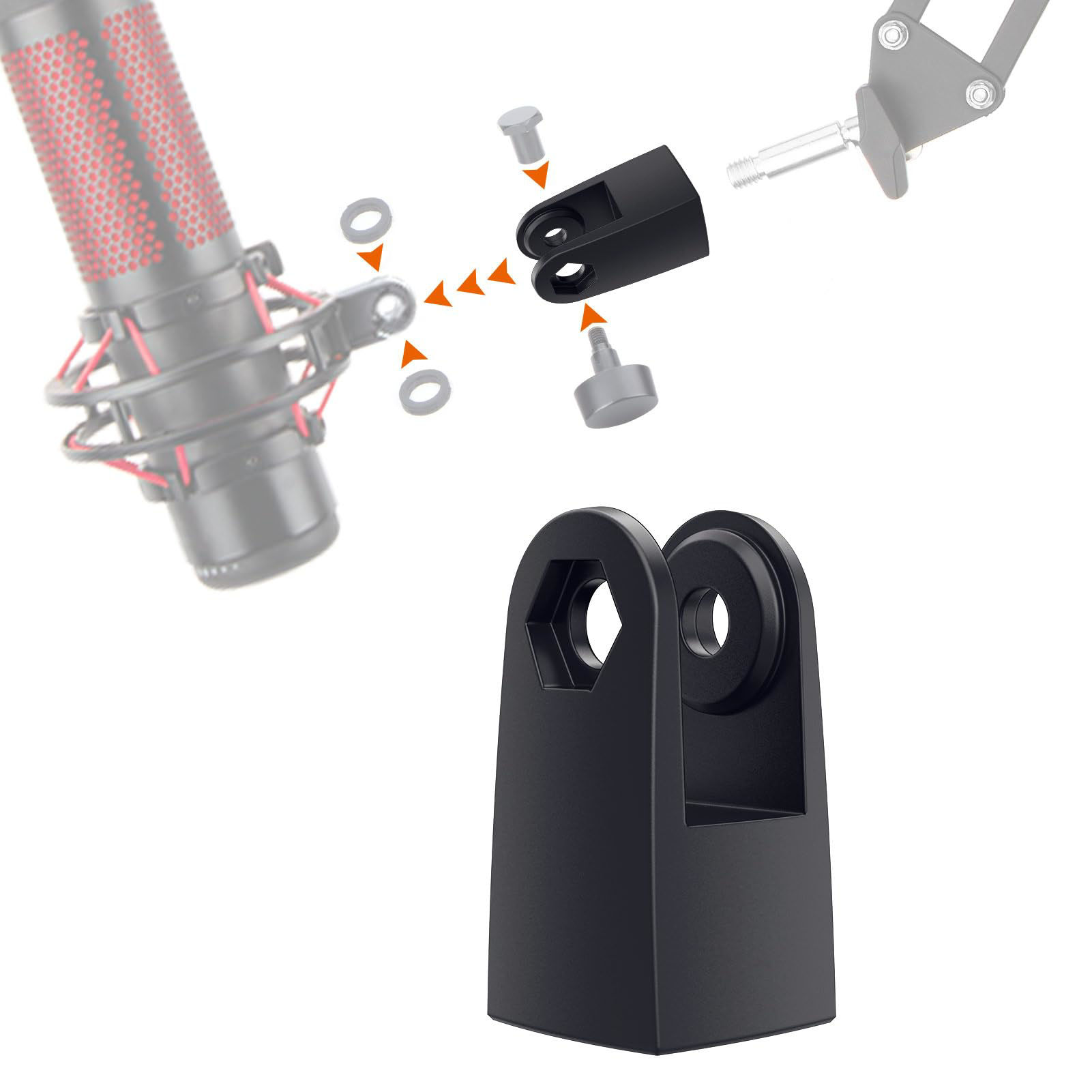 GetUSCart- SUNMON Microphone Mount Adapter for HyperX QuadCast ...