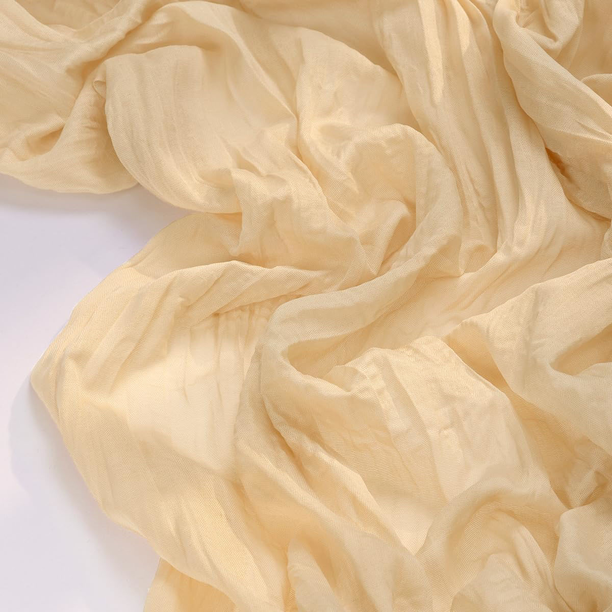 GetUSCart- Socomi Champagne Table Runner Spring Easter Cheesecloth ...