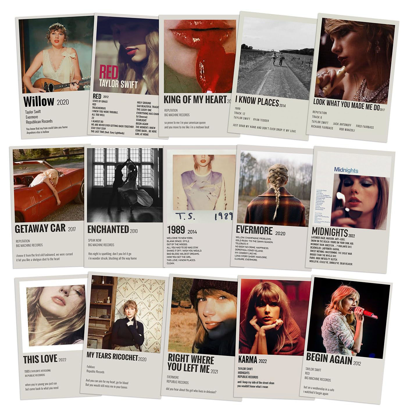 GetUSCart- Taylor Aesthetic Posters, Wall Decor Music Poster, Swift ...