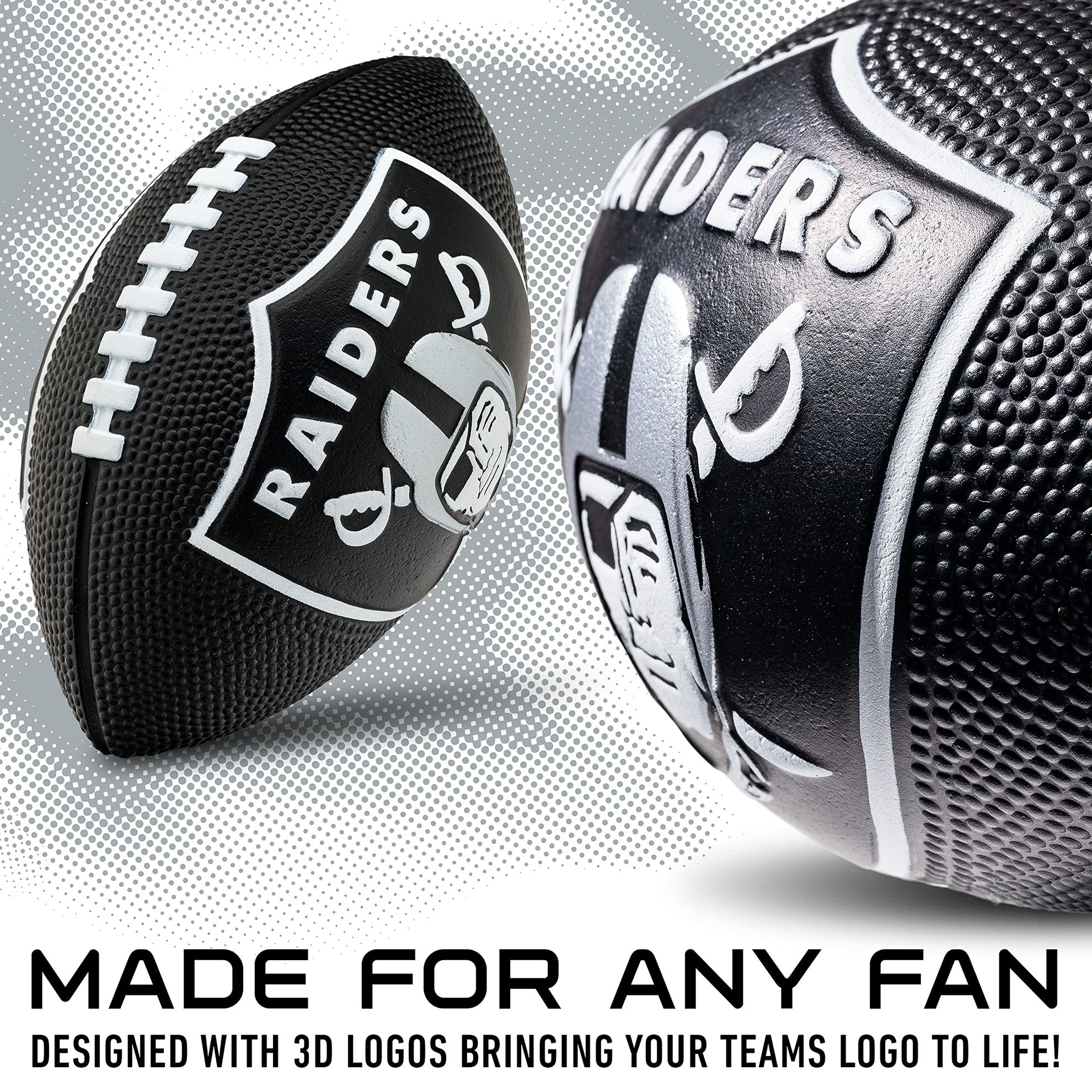 GetUSCart- Franklin Sports NFL Las Vegas Raiders Football - Kids Foam ...