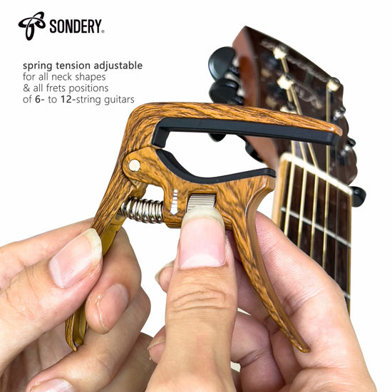 GetUSCart- Sondery Guitar Capo Trigger Tension Adjustable Professional ...