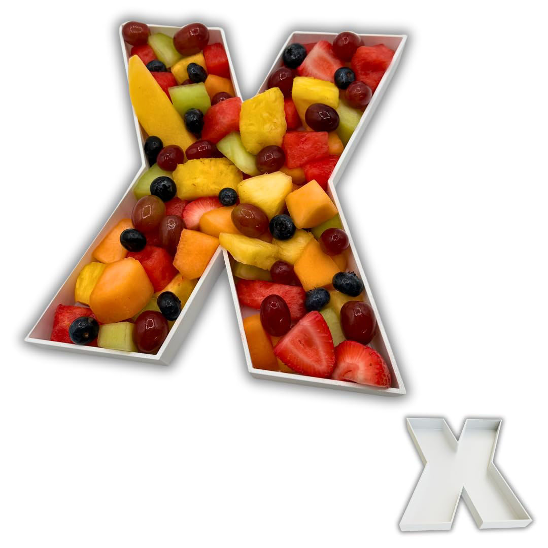GetUSCart- 10" Hard Plastic Reusable Charcuterie Letters Fillable ...