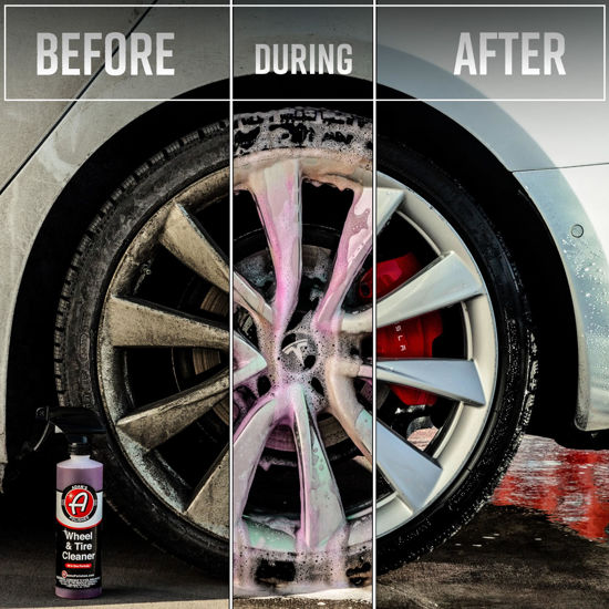 GetUSCart- Adam's Wheel & Tire Cleaner 16oz, 2 Pack - Professional All ...