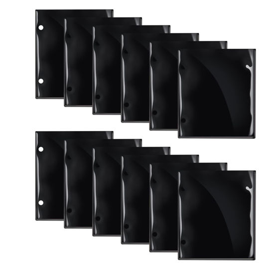 GetUSCart- 12 Pieces Black Flip Folio Marching Band Music Files Holder ...