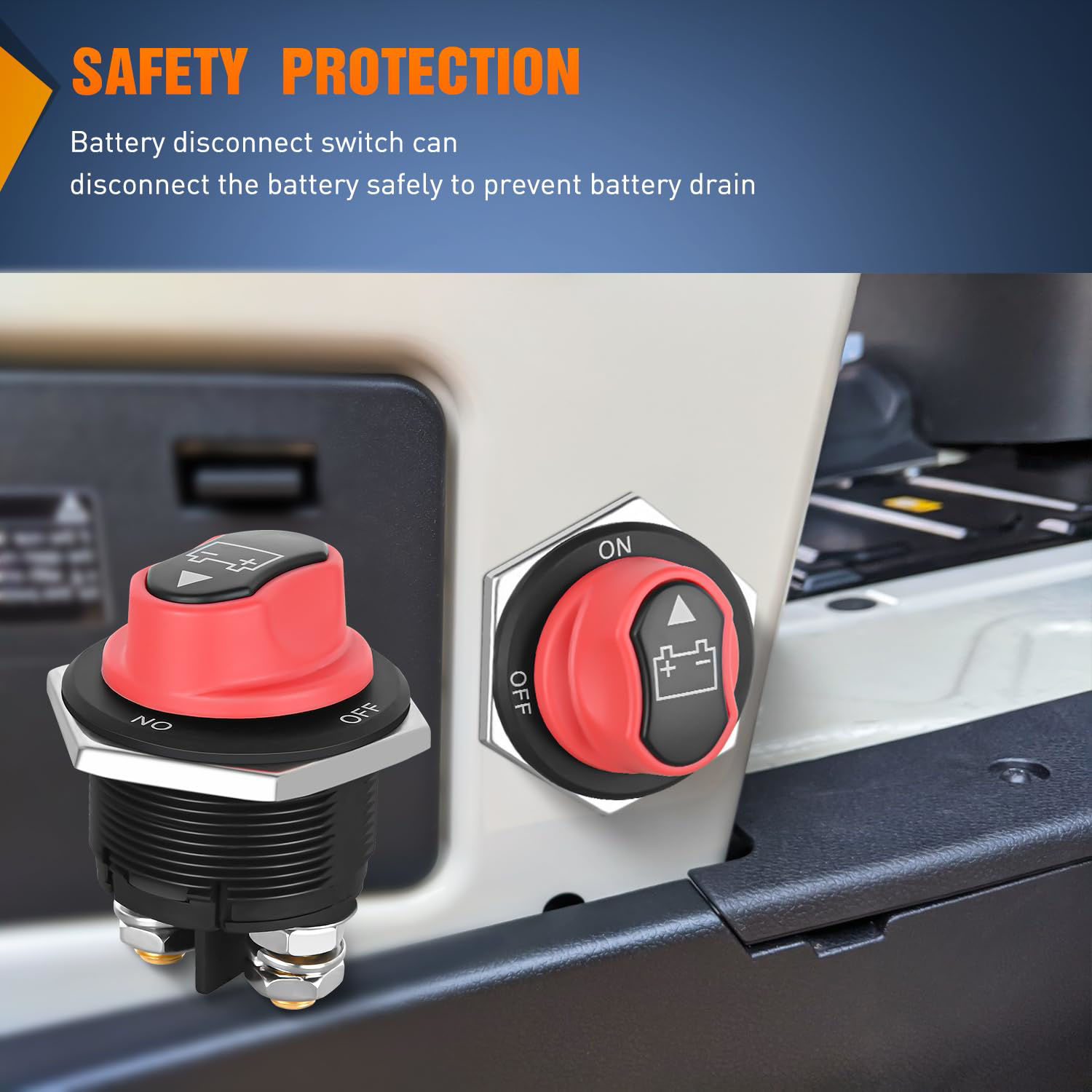 GetUSCart- Nilight Battery Disconnect Switch 200A Master Disconnect ...