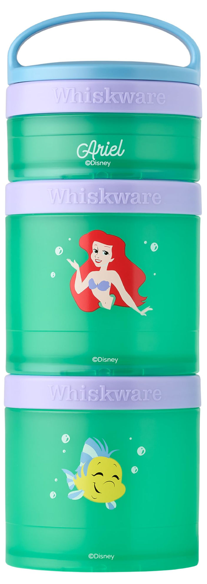 GetUSCart- Whiskware Disney Princess Stackable Snack Containers for ...