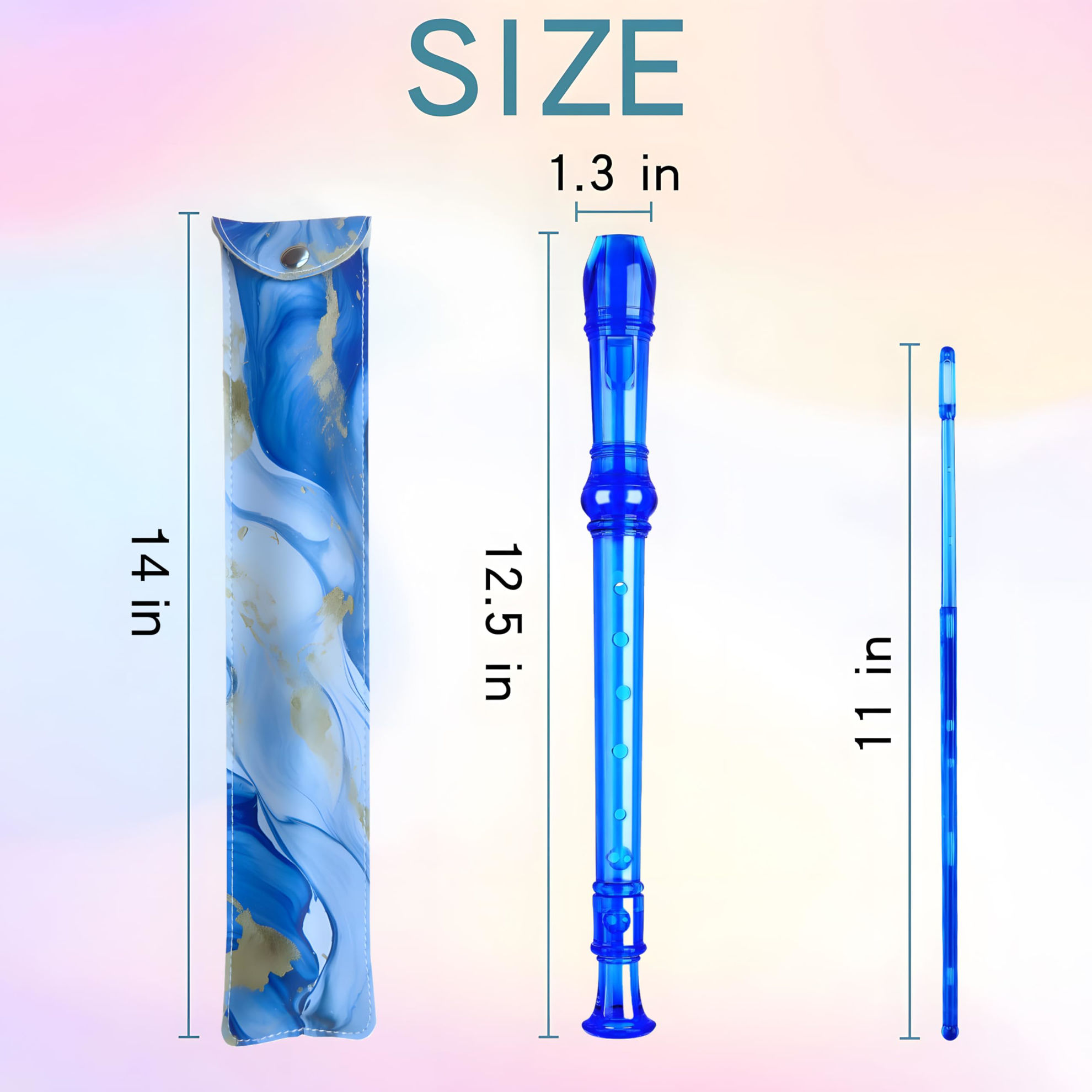 GetUSCart- Soprano Recorder for Kids Beginners, German Fingering, C Key ...