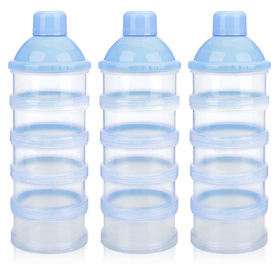 GetUSCart- Accmor Formula Dispenser On The Go, 5 Compartments Stackable ...