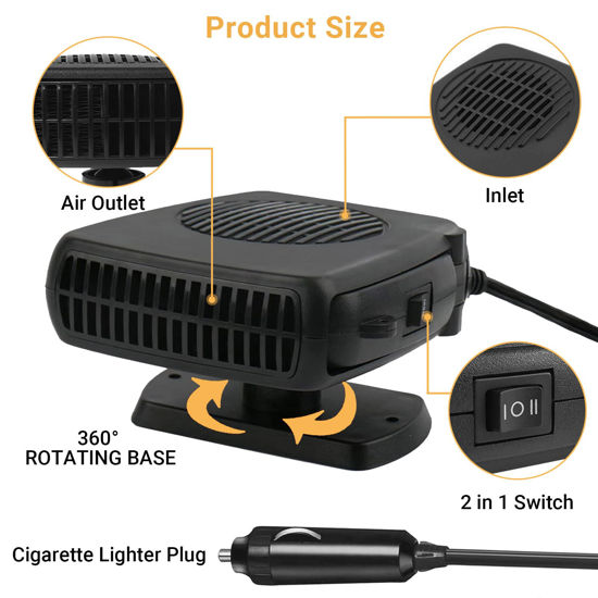 GetUSCart- Car Heater, Car Heater That Plugs into Cigarette Lighter ...