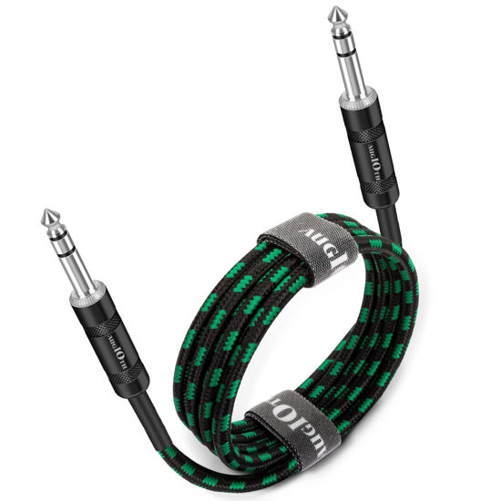 GetUSCart- Augioth 1/4 TRS Cable 20ft, Balance 6.35mm TRS Plug, Stereo ...