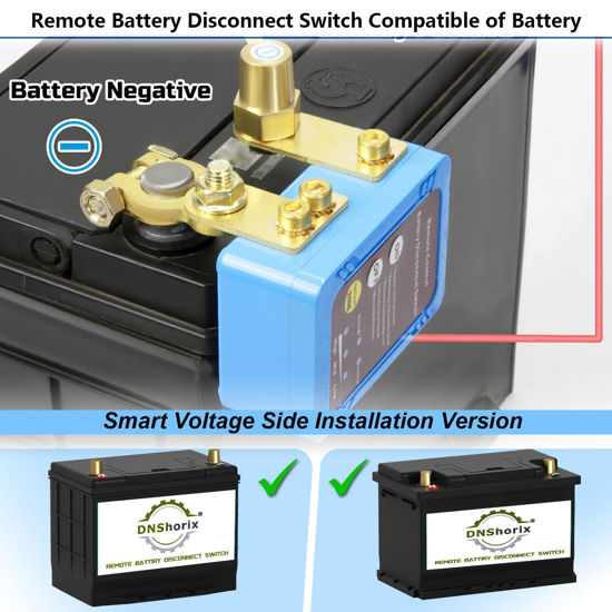 GetUSCart- Remote Battery Disconnect Switch 12v, 240A, Upgrade Smart ...