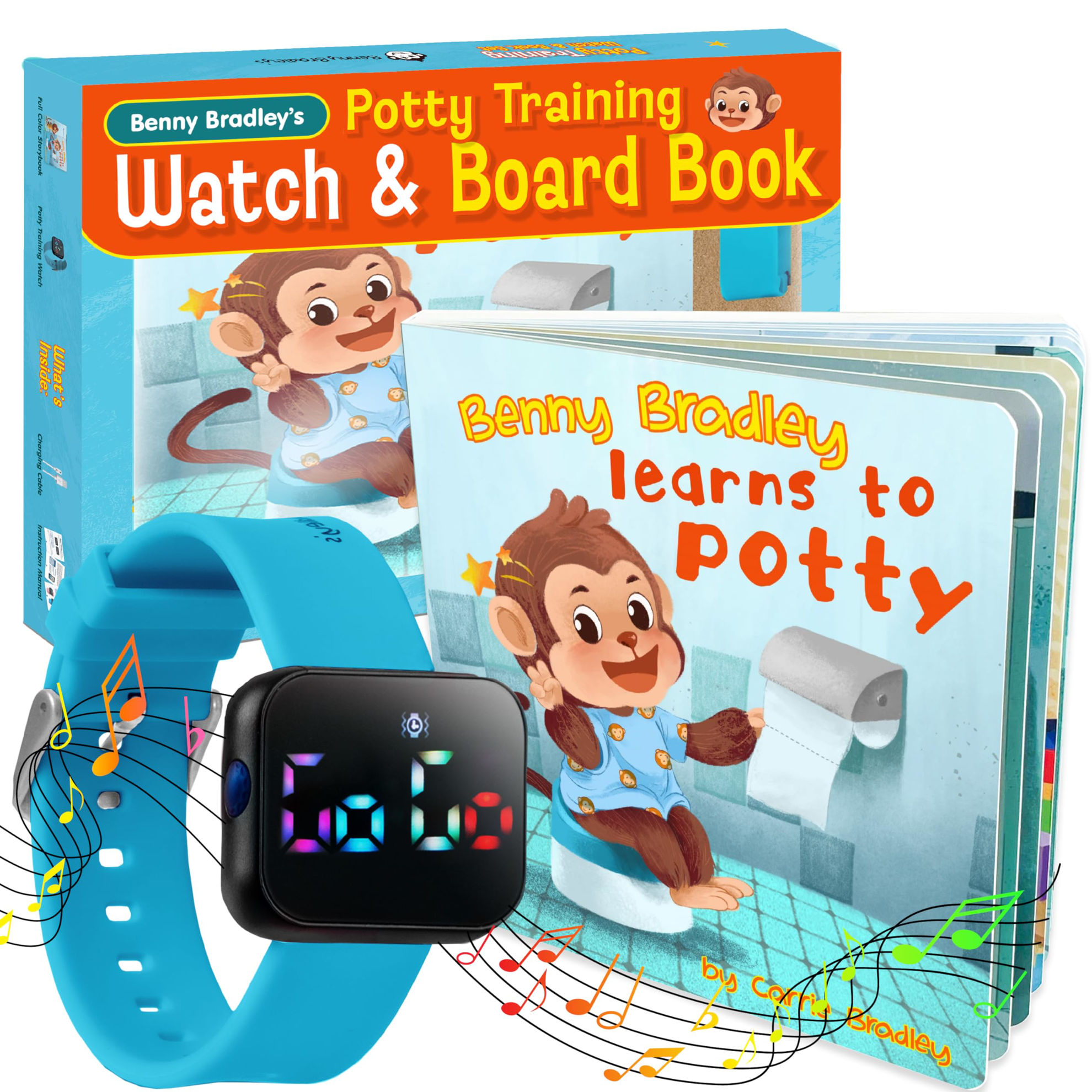 GetUSCart- Potty Training Watch & Board Book for Kids - A Water ...