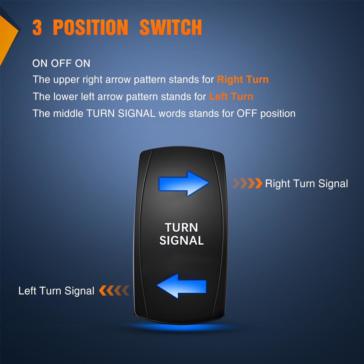 GetUSCart- Nilight Turn Signal Switch with Flasher Relay Kit 4PIN ON ...