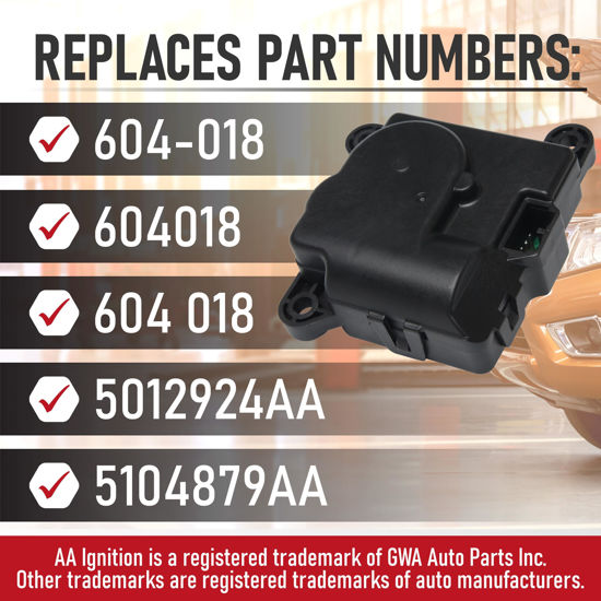 GetUSCart- HVAC Heater Blend Door Actuator Replacement by AA Ignition ...