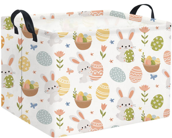 GetUSCart- HIYAGON Rectangular Easter Basket for Kids Easter Basket ...