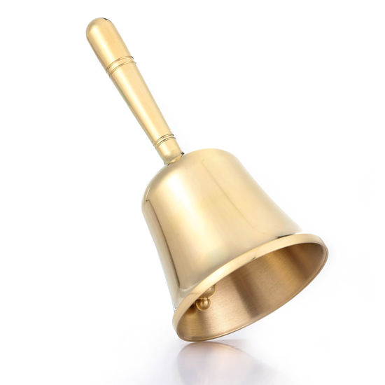 GetUSCart- Homelavie Super Loud Solid Brass Small Hand Call Bell for ...