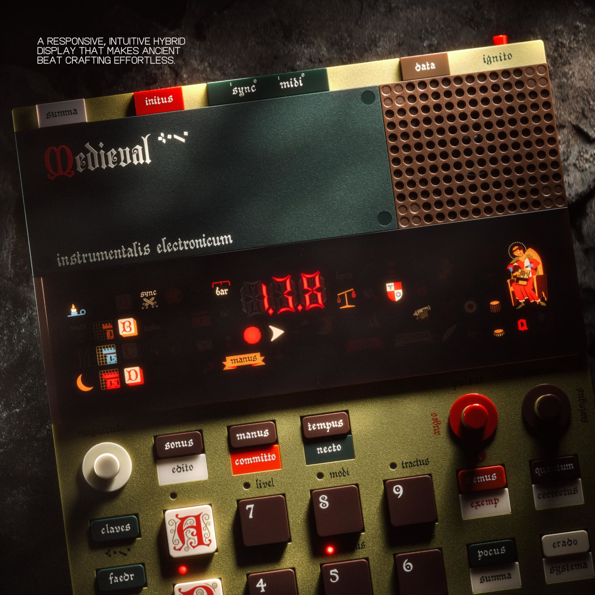 GetUSCart- Teenage Engineering EP-1320 Medieval Sampler, Drum Machine ...