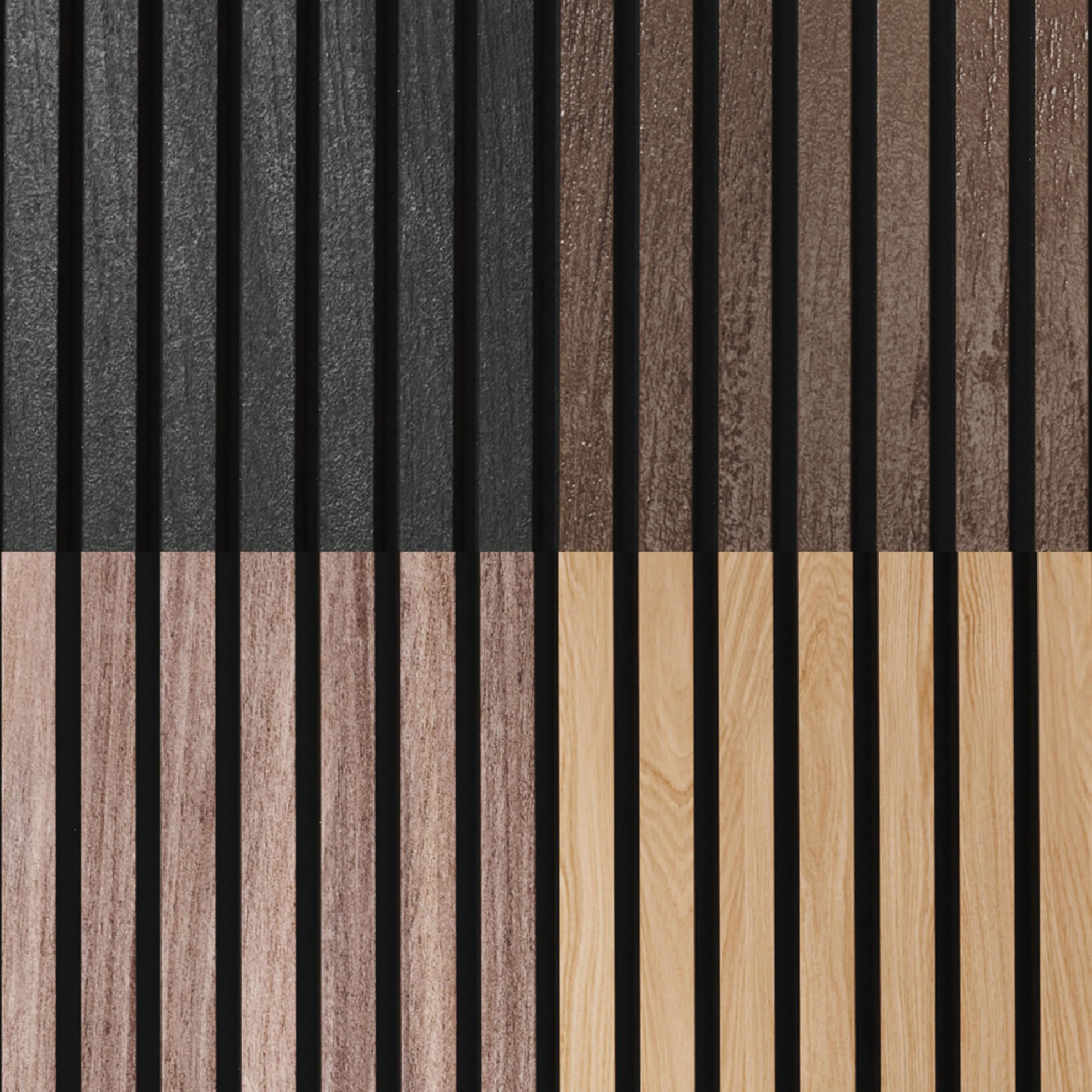 GetUSCart- Samples-Pack Acoustic Wood Wall Panels - Wood Slat Wall ...