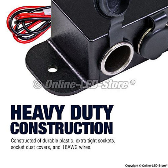 GetUSCart- ONLINE LED STORE Automotive DC Power Outlet Extension [Heavy ...