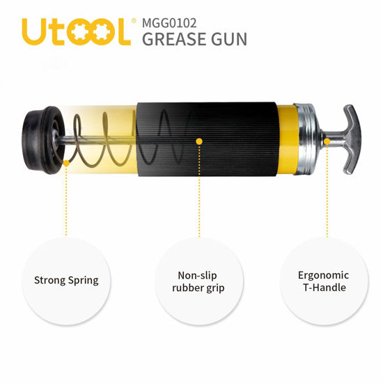 GetUSCart- UTOOL Grease Gun, 8000 PSI Heavy Duty Pistol Grip Grease Gun ...