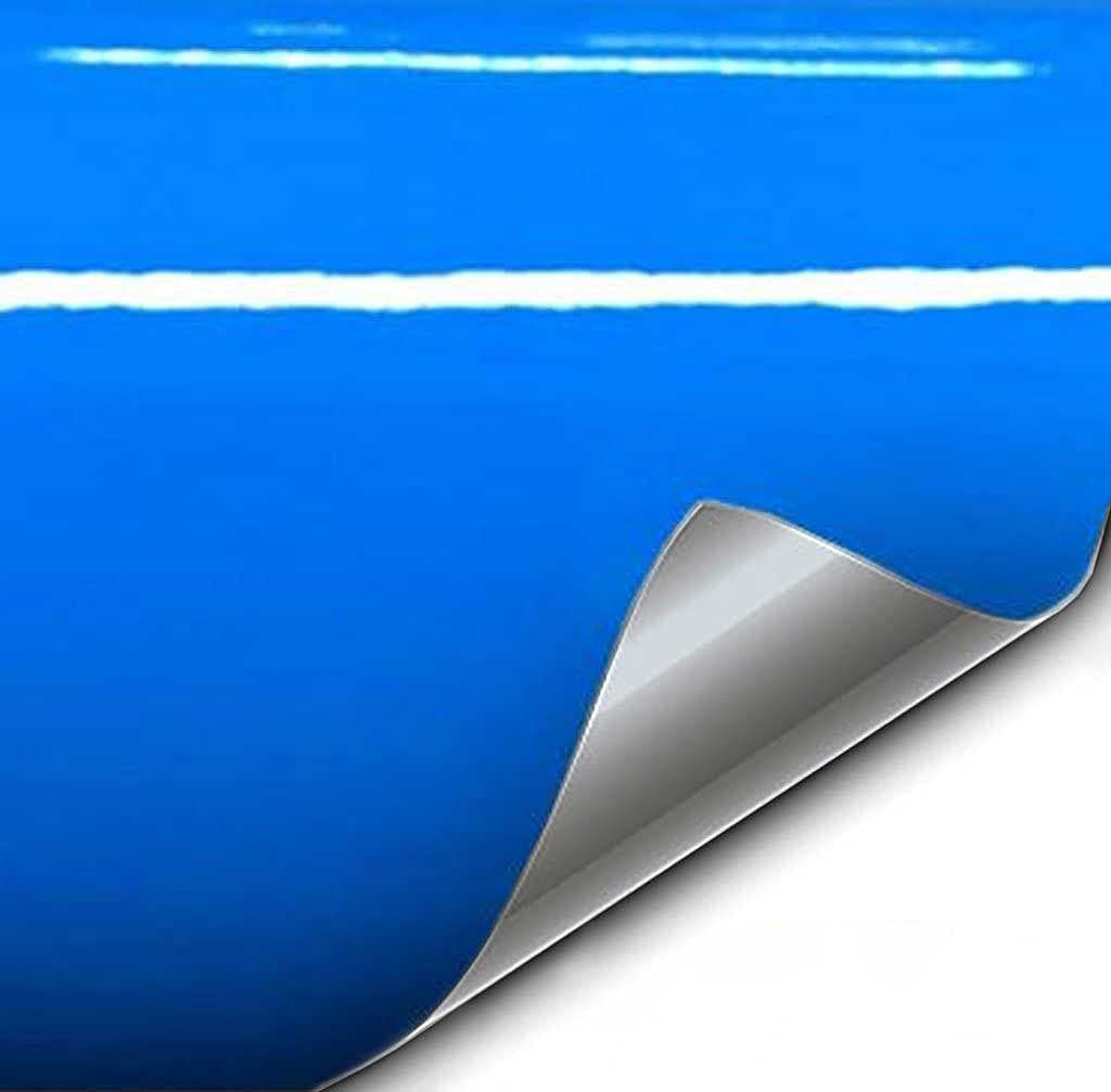 GetUSCart- VViViD+ Premium Vinyl Wrap Film (1ft x 5ft, Gloss Smurf Blue)