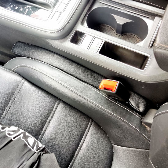 GetUSCart- Wuzno Leather Car Seat Gap Filler, 2 Pack Universal Gap ...