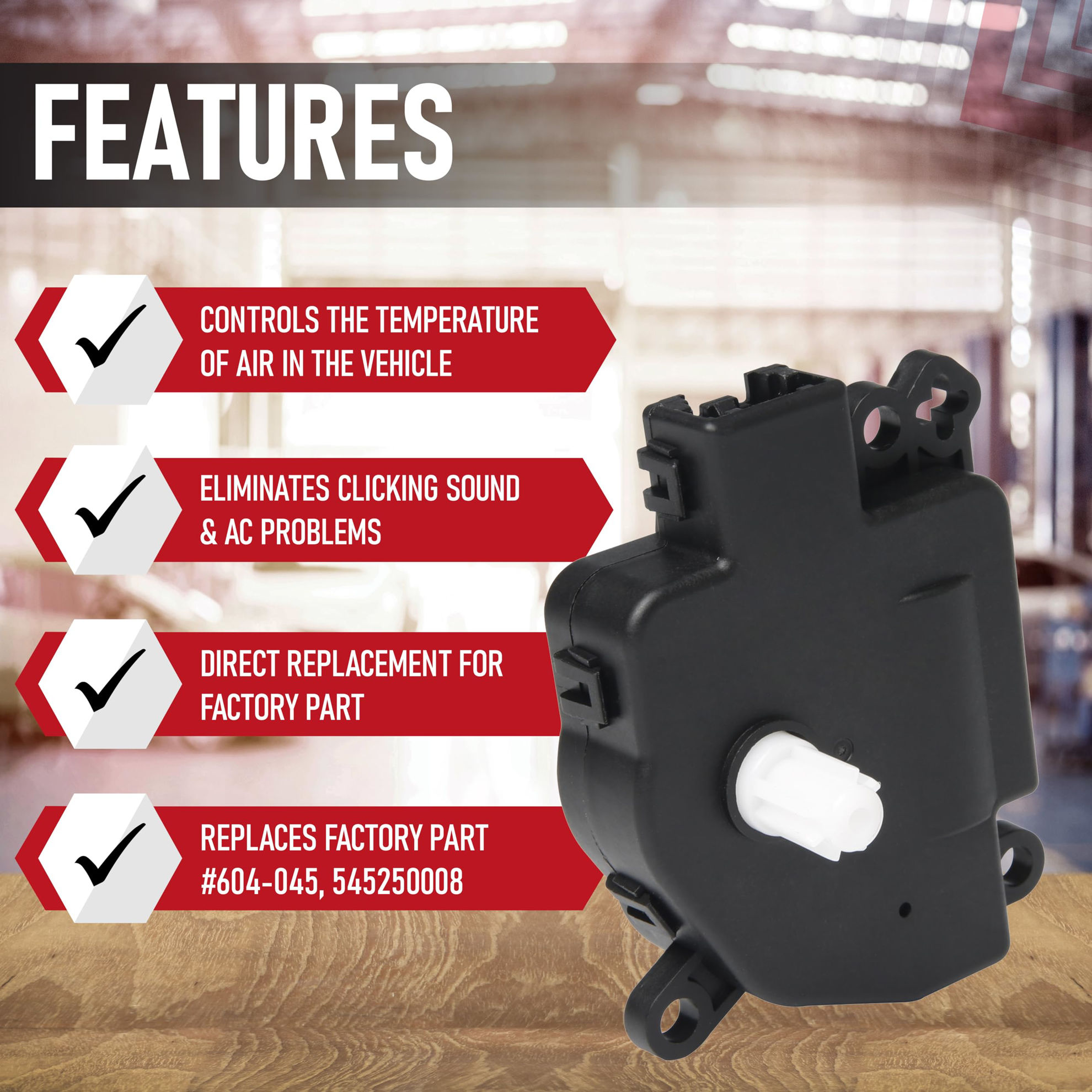 GetUSCart- HVAC Air Blend Door Actuator Replacement by AA Ignition ...