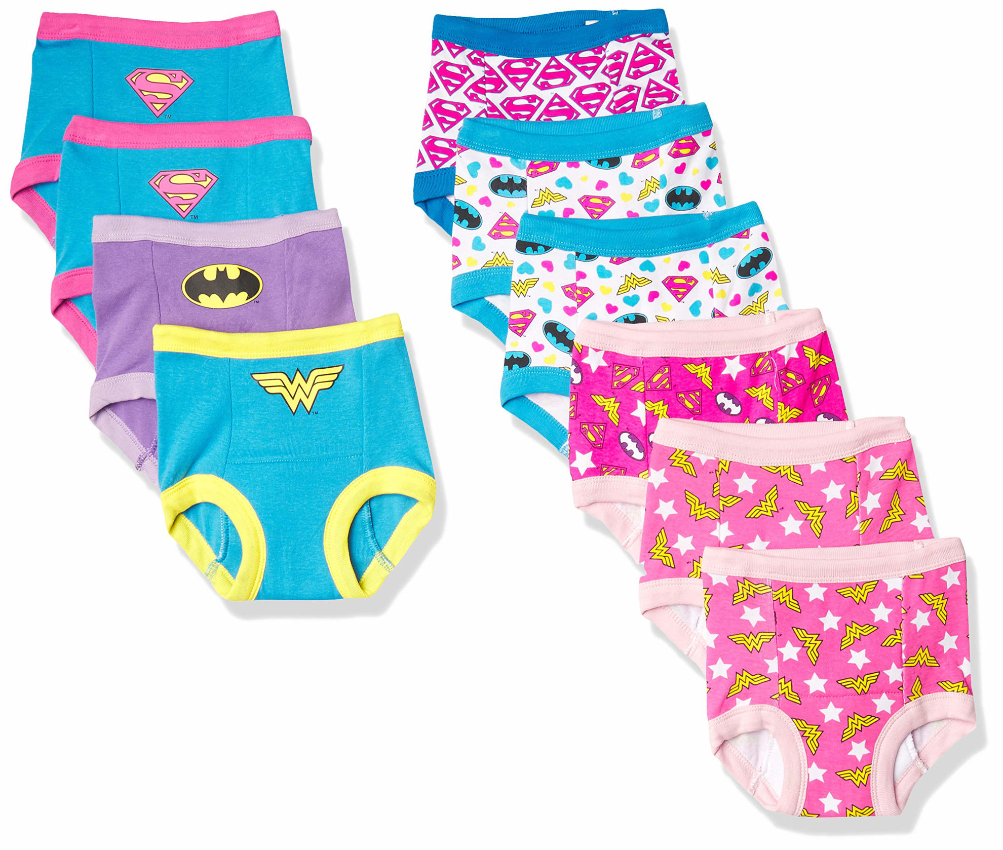GetUSCart- DC Comics Toddler Potty Training Pants with Superman, Batman ...