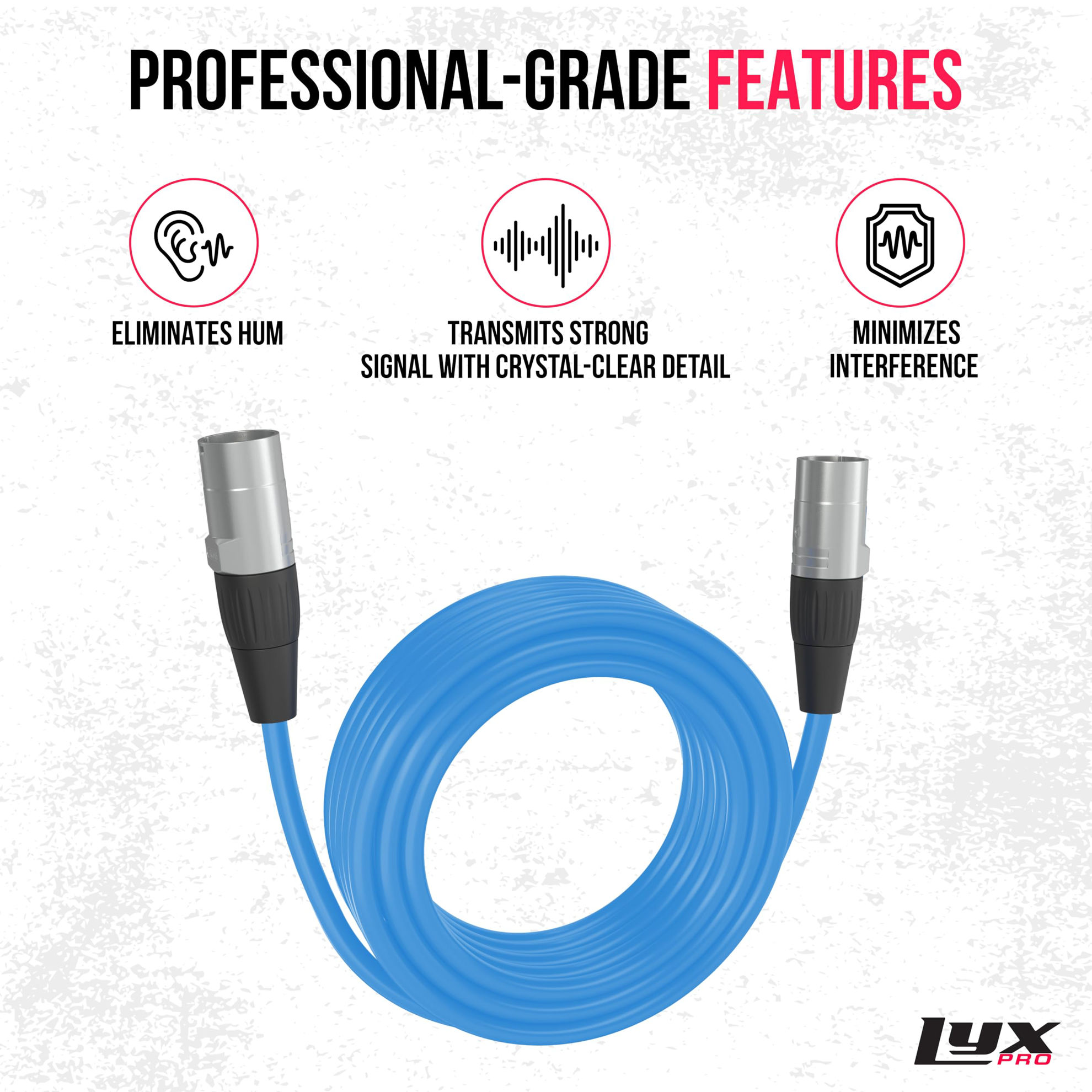 GetUSCart- LyxPro 50 Feet Shielded CAT6 Ethercon Cable - Professional ...