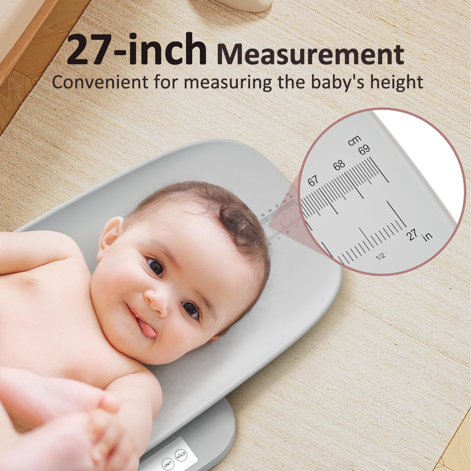 GetUSCart- Baby Scale, Multifunctional Puppy Scales for Weighing, Pet ...