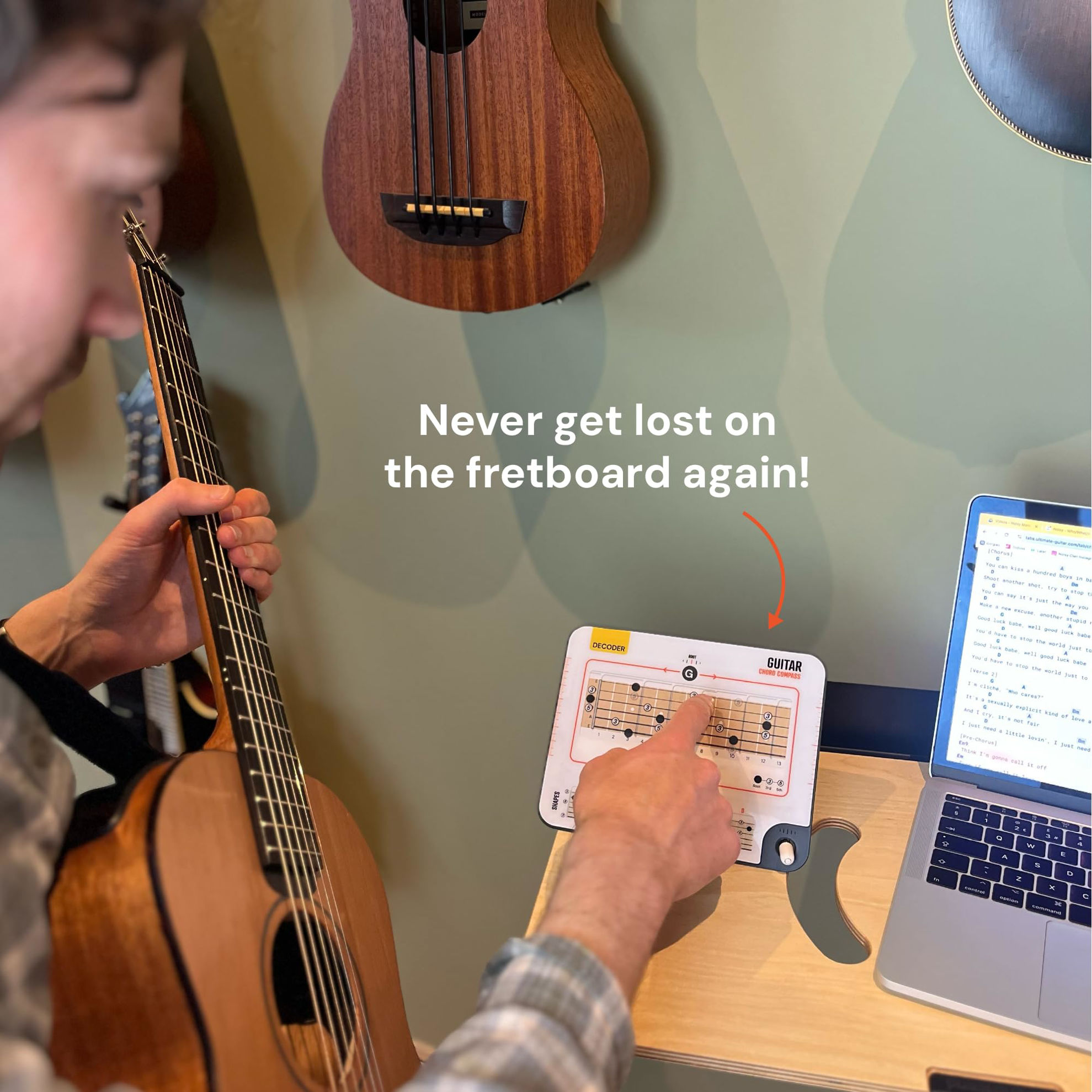 GetUSCart- Guitar Chord Book & Chord Tool - Understand CAGED System for ...