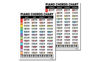 GetUSCart- Zastic! Laminated Piano Chords Poster Chart - 8.5 x 11in ...
