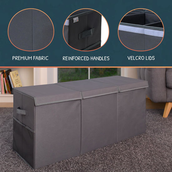 GetUSCart- SoftOwl Extra Large Toy Storage Organizer with Lid - Sturdy ...